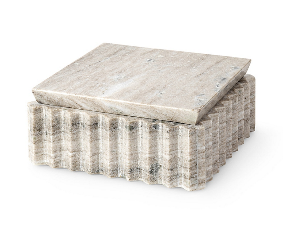Umbria Marble Square Box – Current Home NY