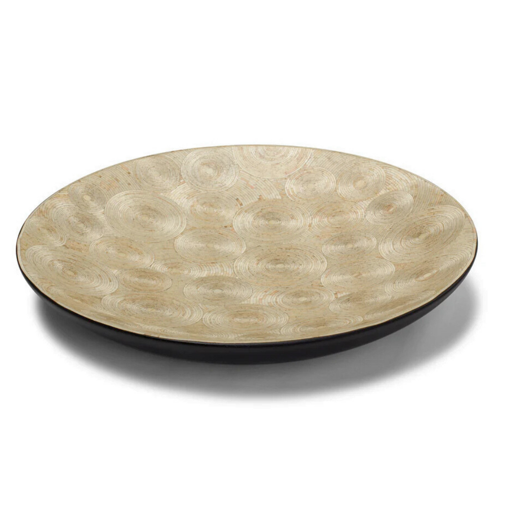 Split Gold Natural Round Centerpiece 18" – Current Home NY